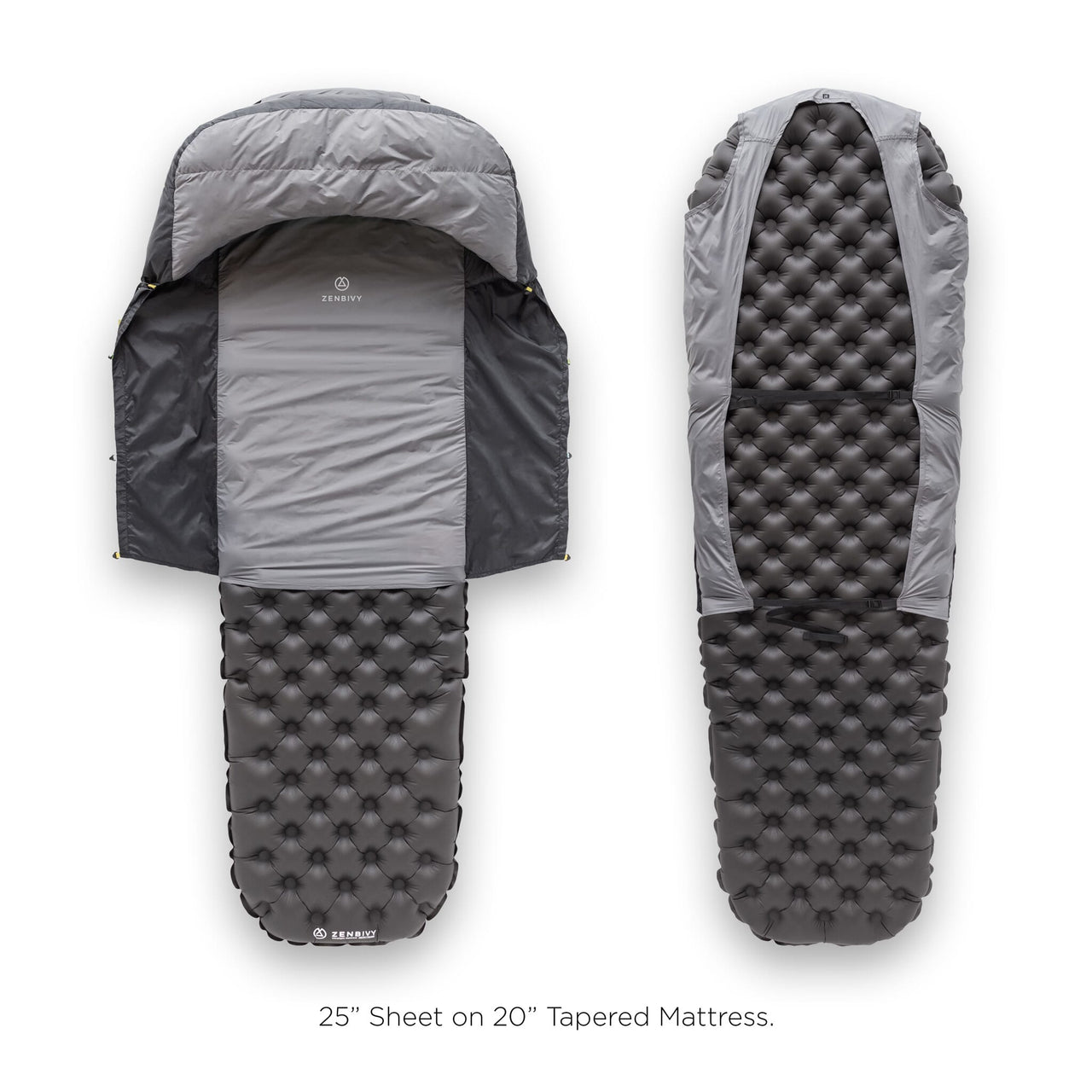 Zenbivy Ultralight Sheet | Ultralight Draft-Free Sleep System
