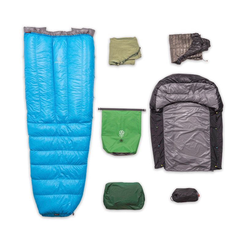 Zenbivy Pack Liner | Waterproof, Compressible Pack Liner for Backpacking