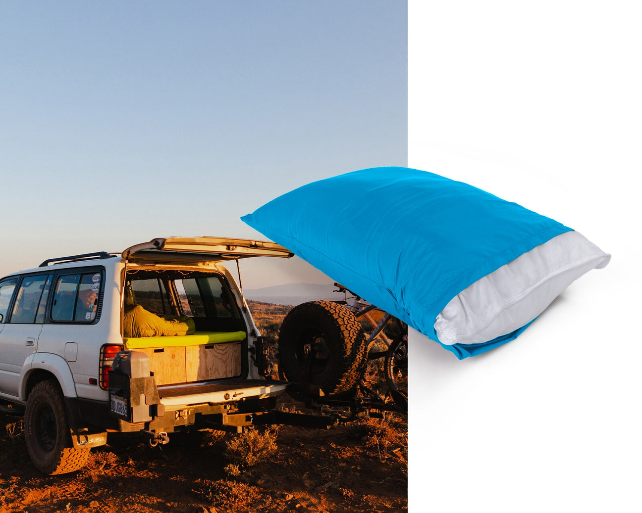 Lightweight, Modular Camp Pillows | Zenbivy SoftTop™ Pillow