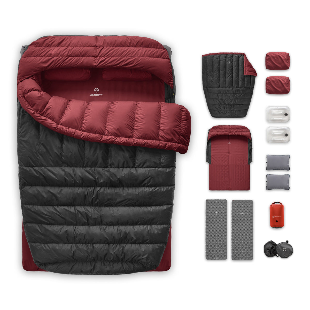 Draft-Free Backpacking Sleep System | Zenbivy Light Bed