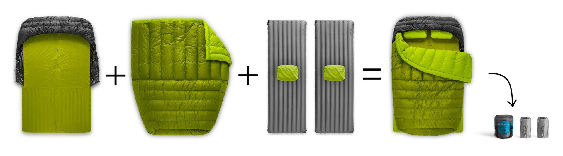 Complete Double Sleep Systems | Build a Zenbivy Double Bed Bundle