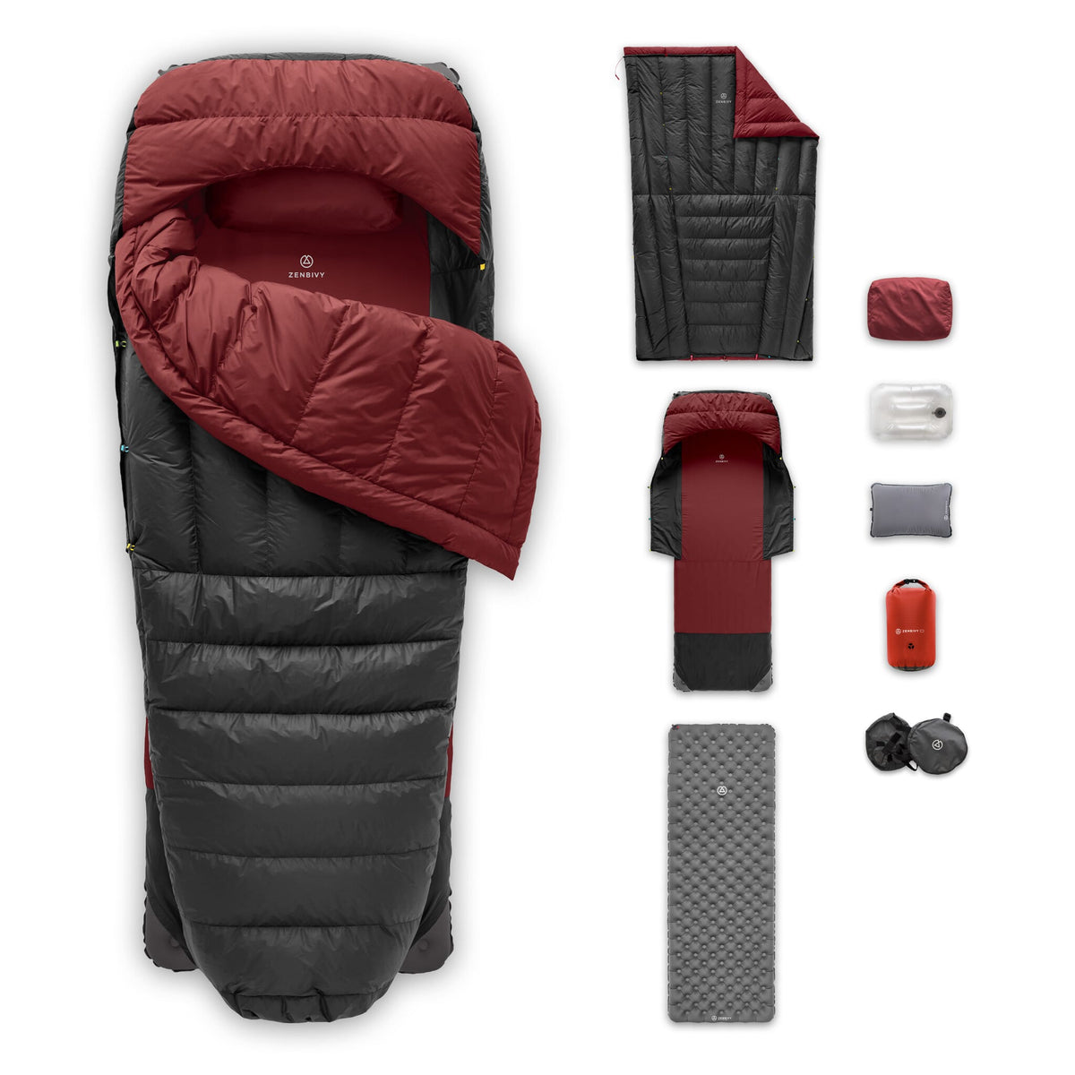 Draft-Free Backpacking Sleep System | Zenbivy Light Bed