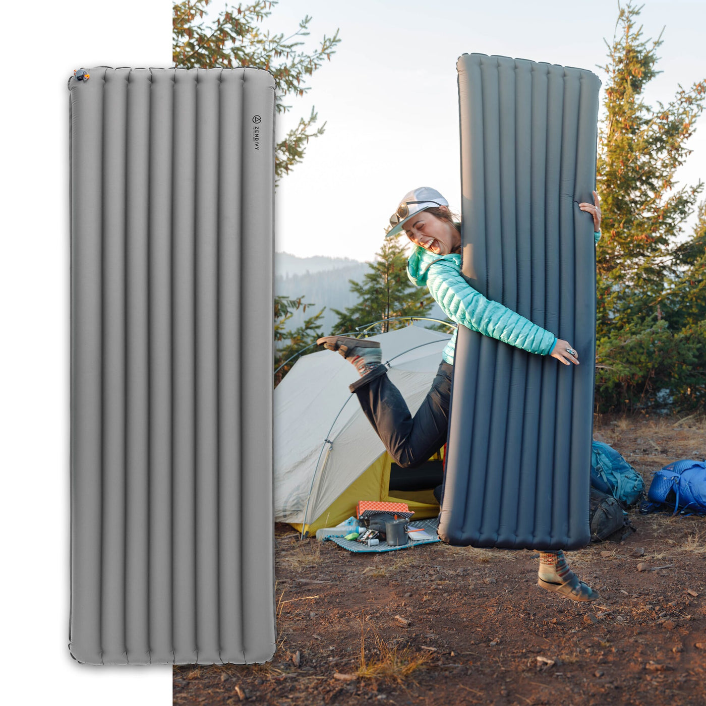 Zenbivy Light Mattress | Lightweight Backpacking Mattress
