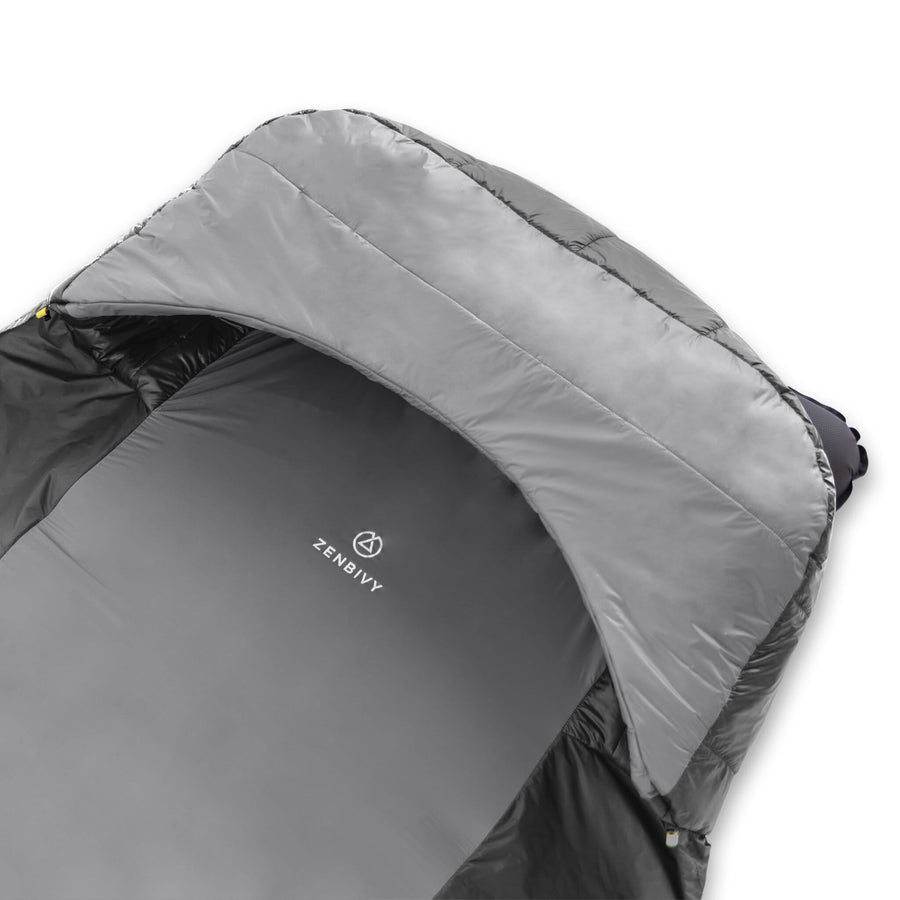 Zenbivy Ultralight Sheet | Ultralight Draft-Free Sleep System
